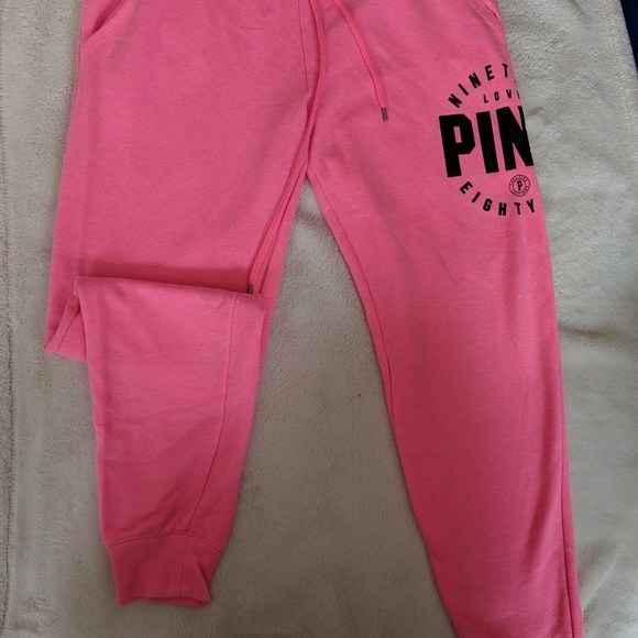 PINK Victoria's Secret | Pants & Jumpsuits | Pink Logo Sweatpants ...